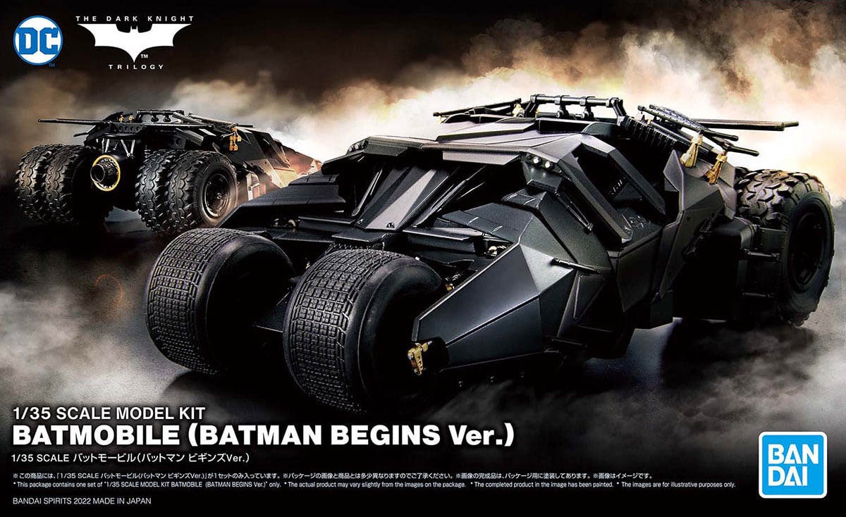 Bandai Batmobile 1/35 Scale Model Kit (Batman Begins Ver.) - Kikatek UK