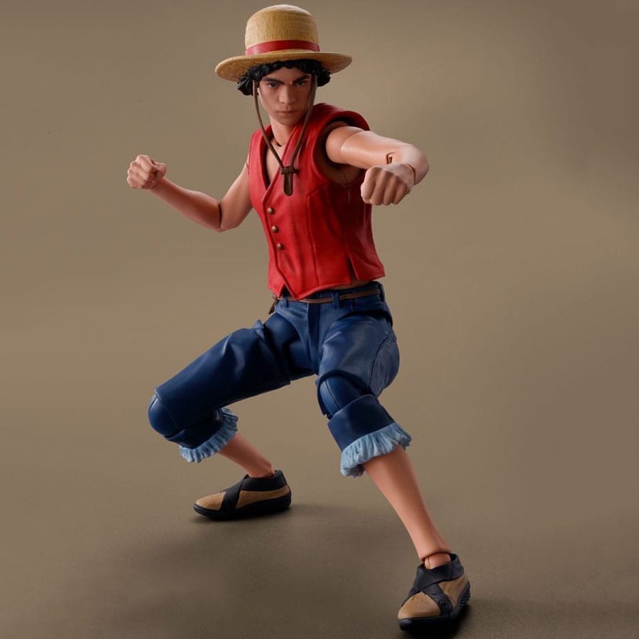 Bandai S.H. Figuarts Monkey D. Luffy (Netflix Live Action Ver.) (One ...