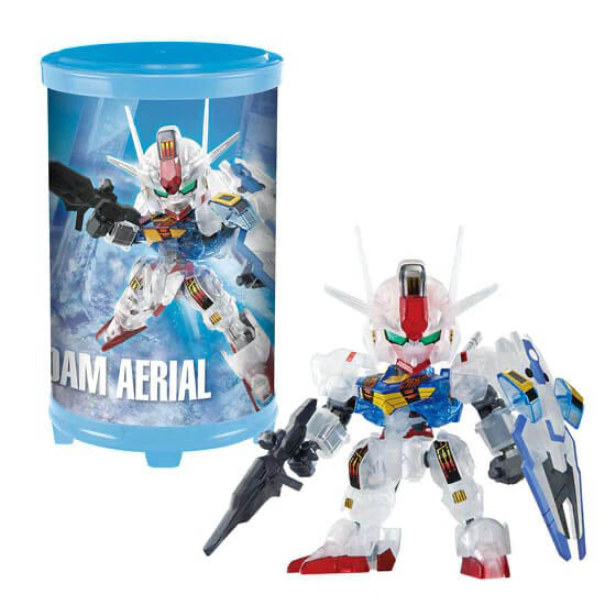 SD Gundam EX Standard Gundam Aerial - Round Box Gunpla (Clear Colour ...