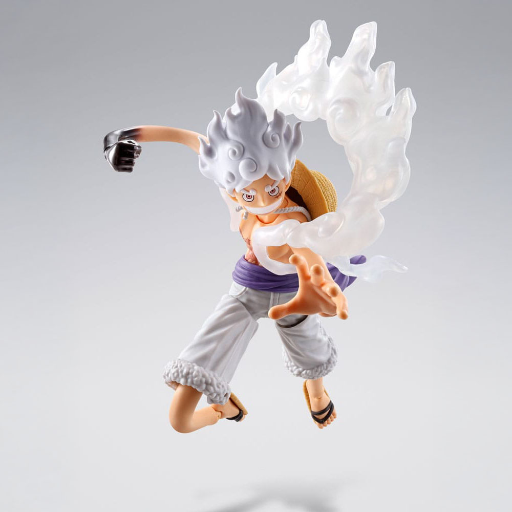 Bandai S.H. Figuarts Monkey D. Luffy Gear 5 - Future Island Egghead Ver ...