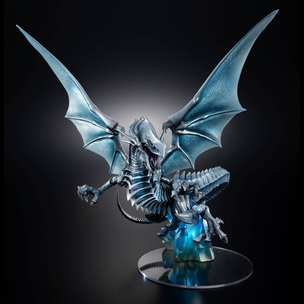 MegaHouse Art Works Monsters Blue Eyes White Dragon Holographic Edition ...