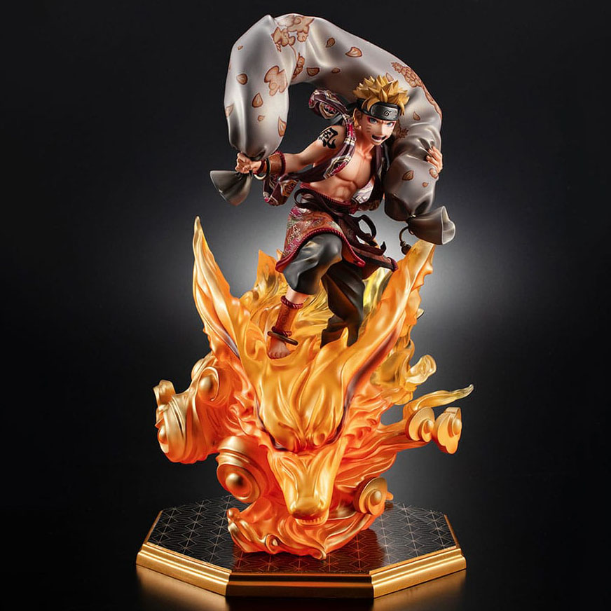 MegaHouse Precious G.E.M. Series Naruto Uzumaki Wind God Statue (Naruto ...