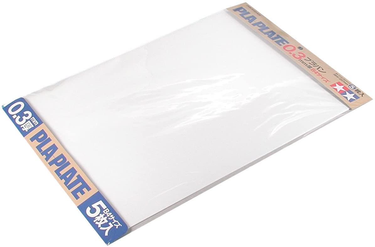 Tamiya Pla Plate 0.3mm (5 Sheets) (Tamiya Pla Plates) - Kikatek UK