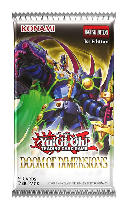 Yu-Gi-Oh! TCG Booster Pack: Doom of Dimensions (Single 9 Cards Pack): Kikatek UK