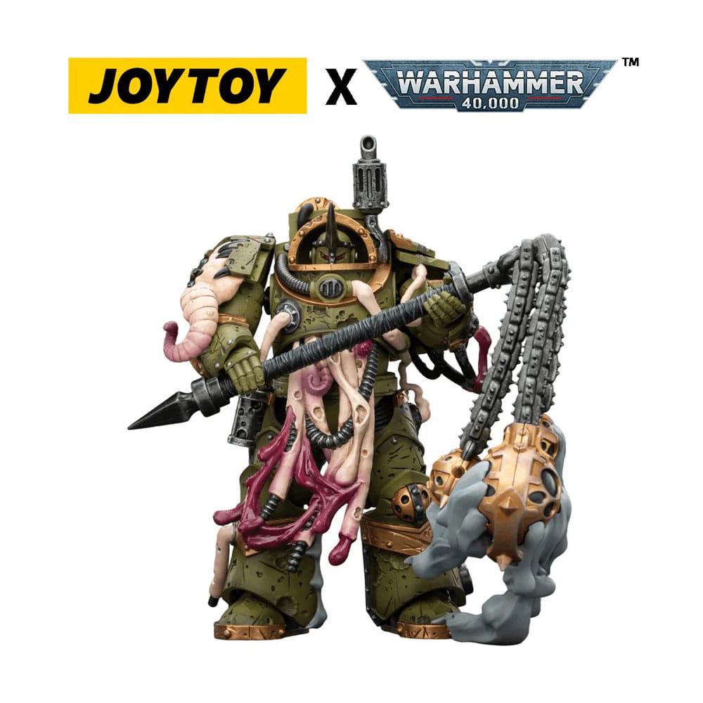 Joy Toy Death Guard Blightlord Terminator 2 with Flail of Corruption ...