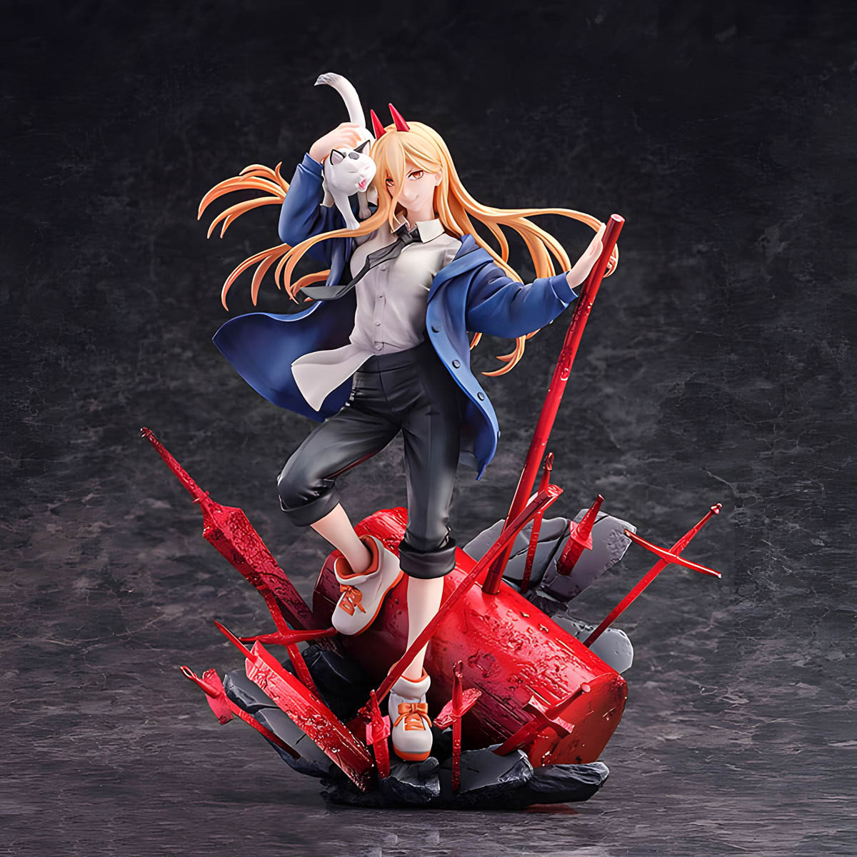 Power & Meowy Statue (Chainsaw Man): Kikatek UK