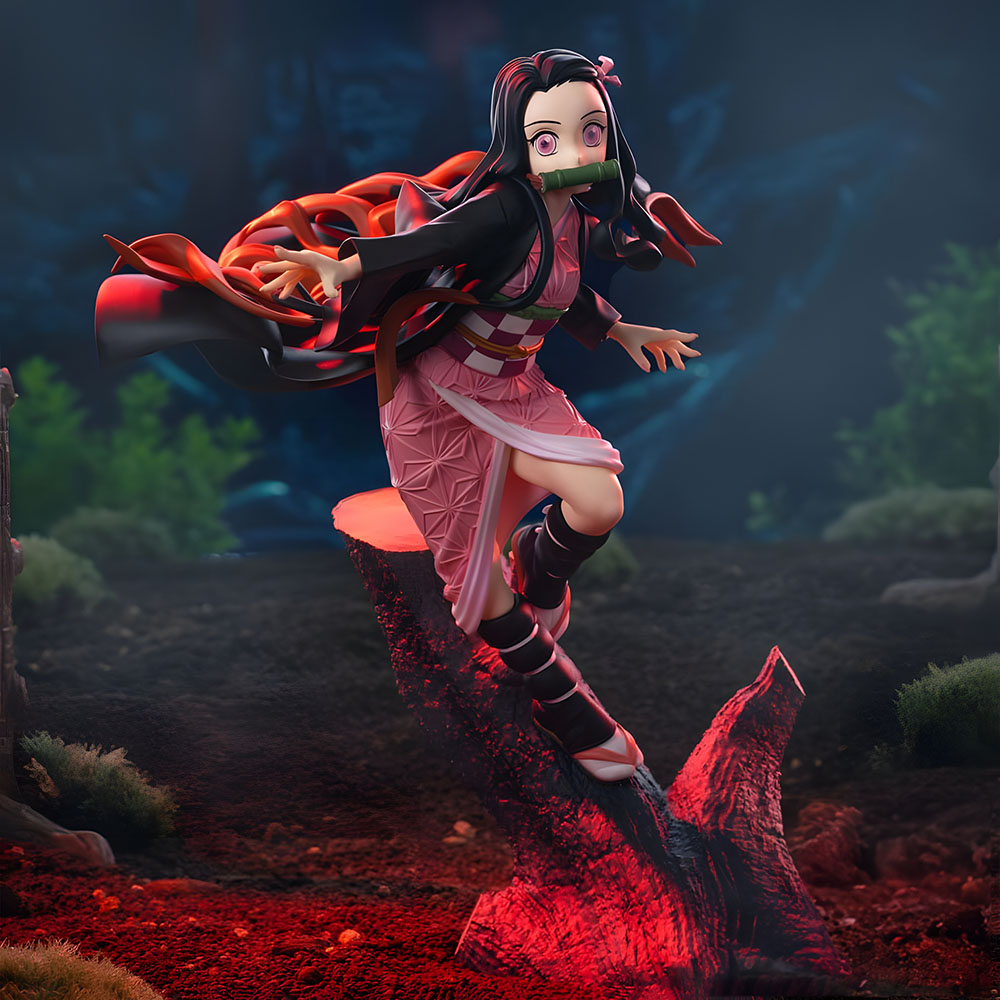 Sega Nezuko Kamado (Demon Slayer: Kimetsu no Yaiba) Fixed Pose Figure ...