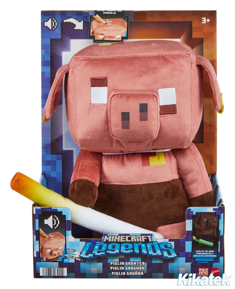 Piglin Electronic Plush Figure (Minecraft Legends): Kikatek UK