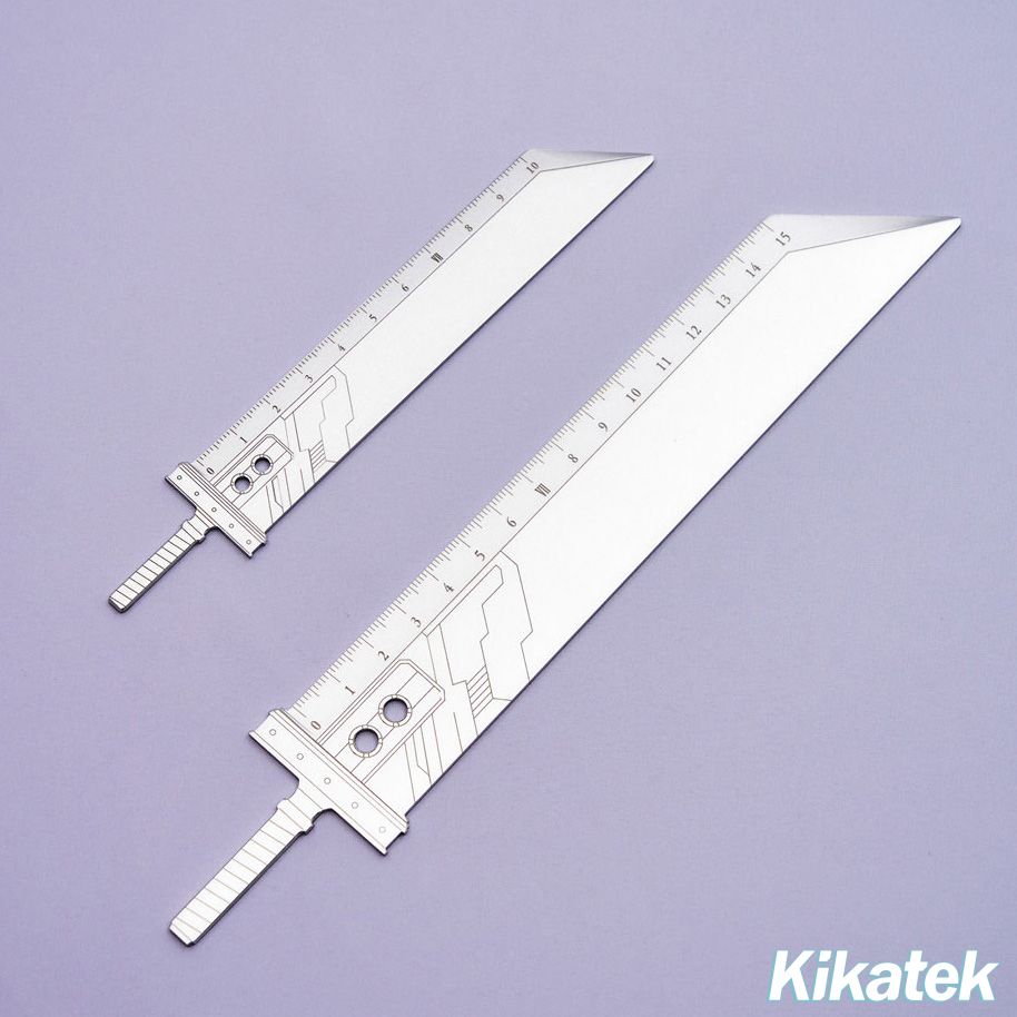 Aluminum Buster Sword Ruler Set (Final Fantasy VII Remake): Kikatek UK