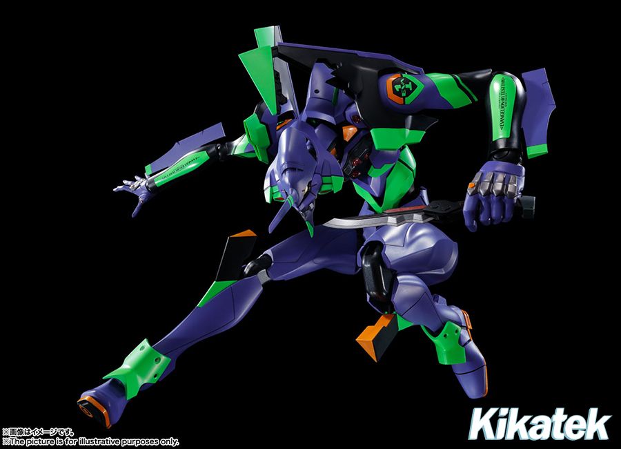 DYNACTION Evangelion Unit-01 Cassius Spear Renewal Color Edition ...