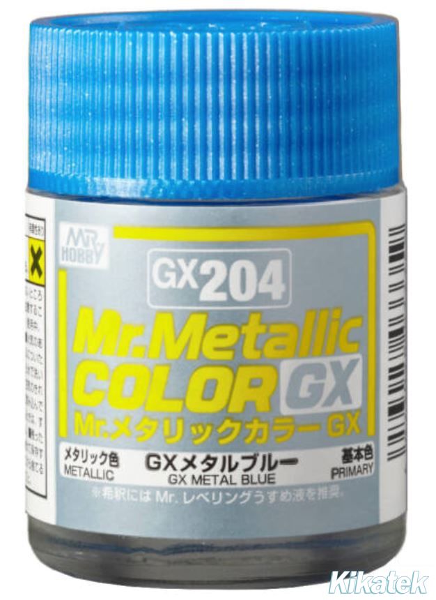 Mr Metallic Color GX-204 Metal Blue Metallic 18ml: Kikatek UK