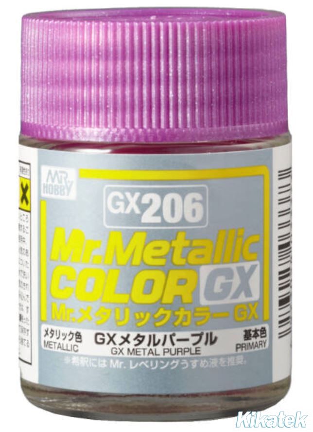 Mr Metallic Color GX-206 Metal Purple Metallic 18ml: Kikatek UK