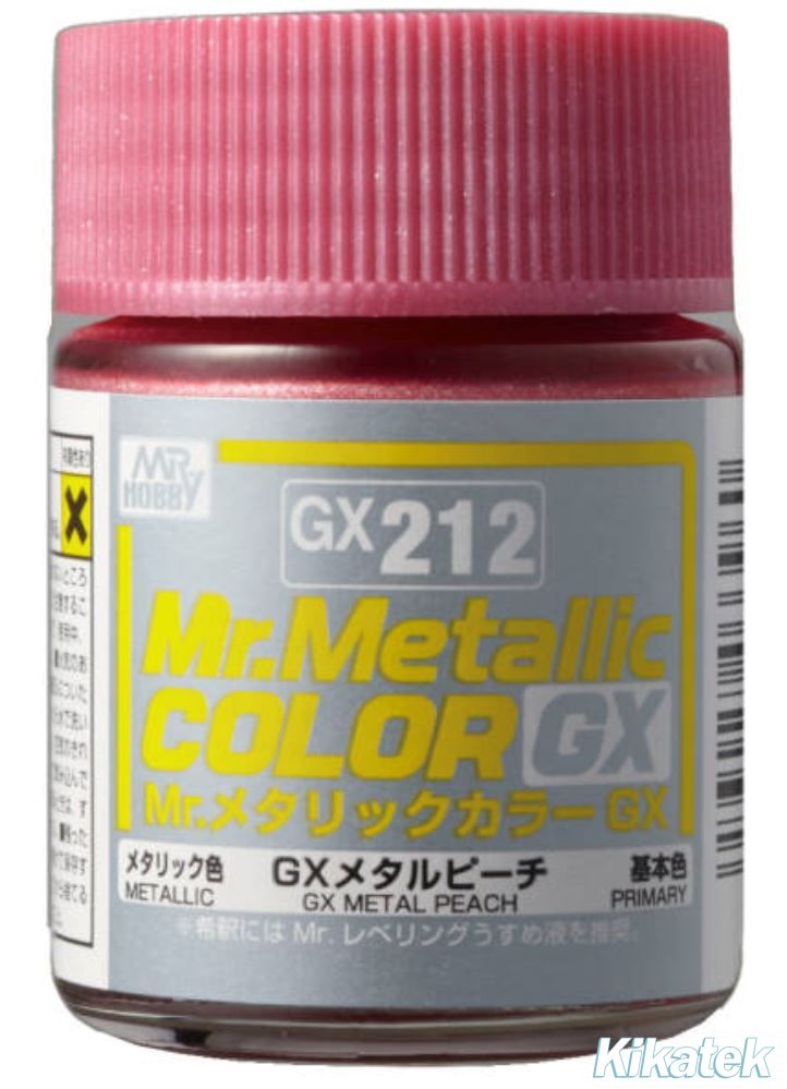 Mr Metallic Color GX-212 Metal Peach Metallic 18ml: Kikatek UK