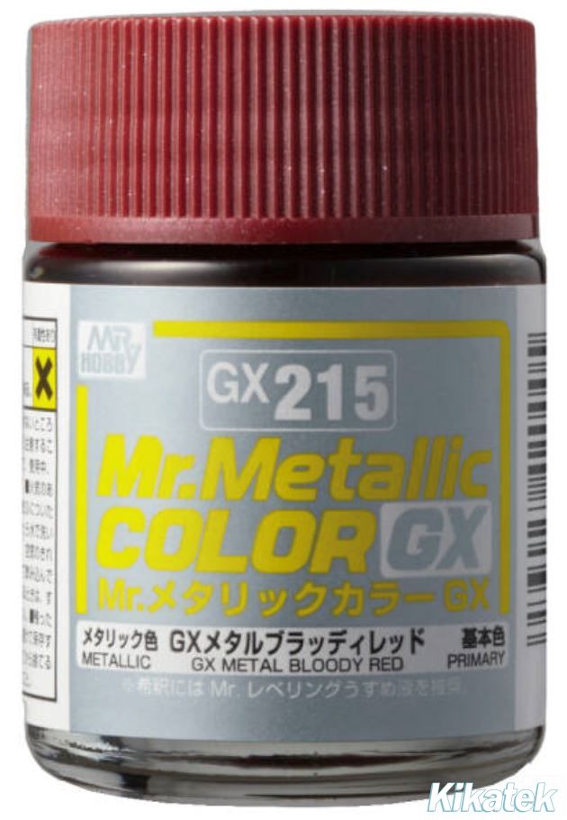 Mr Metallic Color GX-215 Metal Bloody Red Metallic 18ml: Kikatek UK