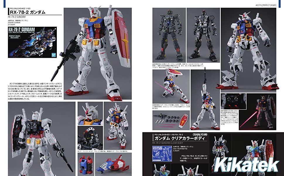 Gunpla Catalog Ver. MG/PG/RG GUNPLA 40th Anniversary: Kikatek UK